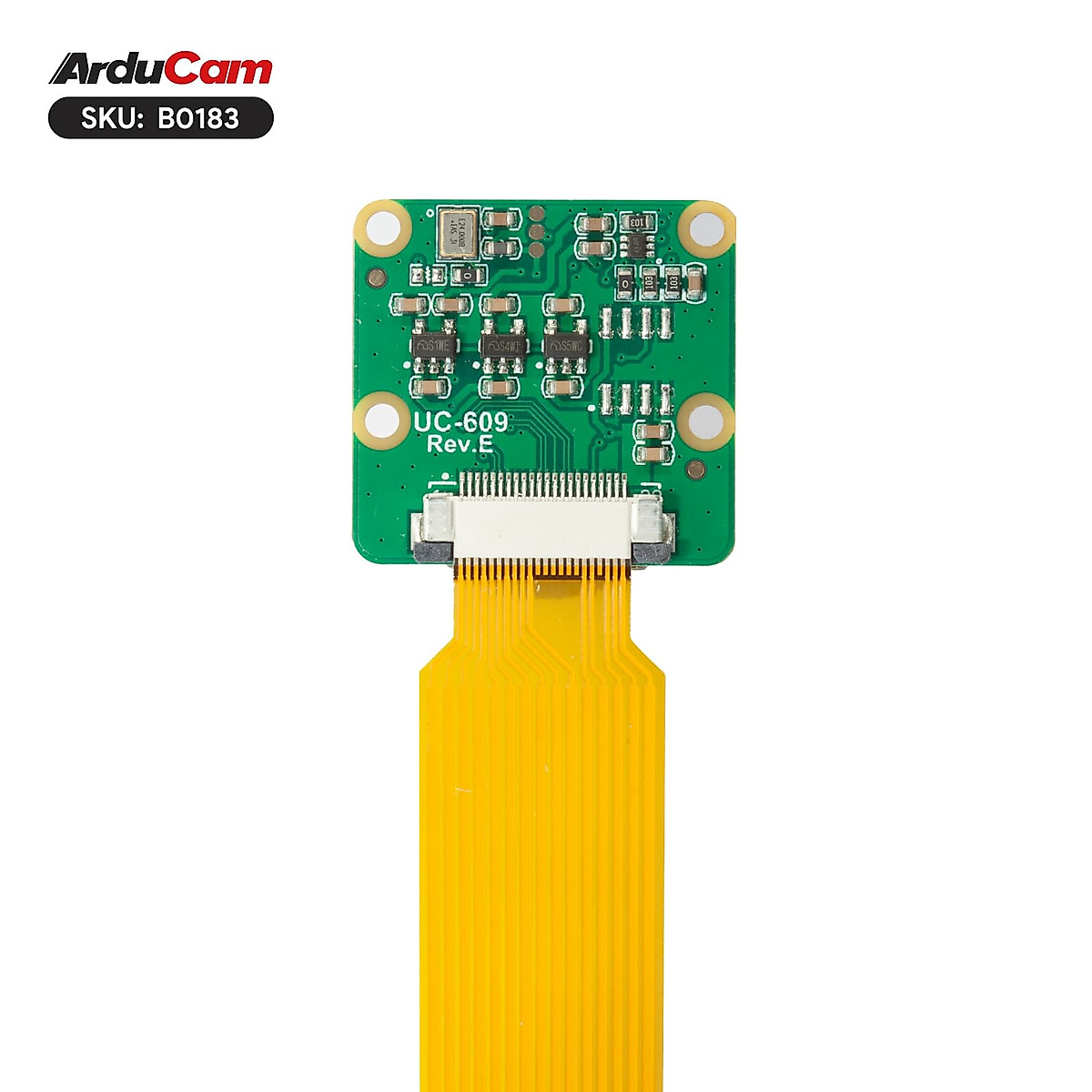 Arducam Mini 8MP IMX219 Camera Module for Jetson Orin NX/AGX Orin, with Low Distortion 105°(D) FOV M12 Lens, Compatible with Raspberry Pi CM3 / CM3+