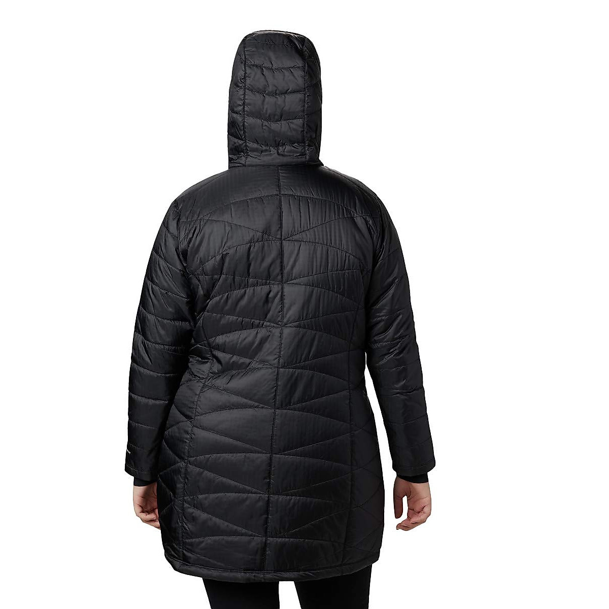 Columbia Women's Mighty Lite Hooded Jacket, Black, Medium