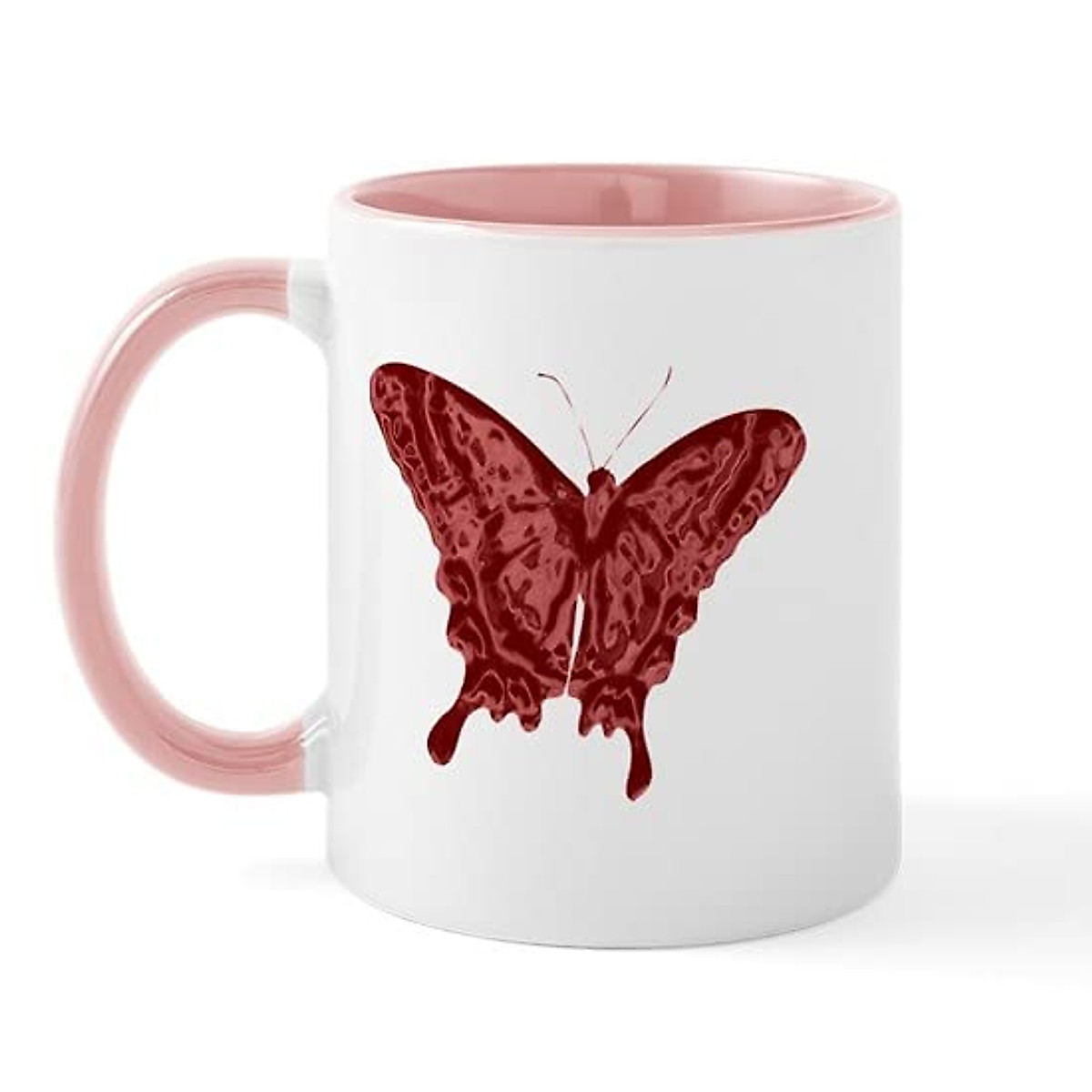 CafePress Red Butterfly Mug Ceramic Coffee Mug, Tea Cup 11 oz