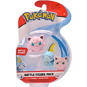 Pokemon - Battle Figure 2pack - Jigglypuff and Sobble