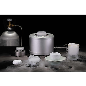 Smart Dry Ice Maker Portable Dry Ice Machine Mini Dry Ice Machine Dry Ice for Smoke Effect Food and Meats Preserving Seafood Tissue Preservation Chill Beer or Wine