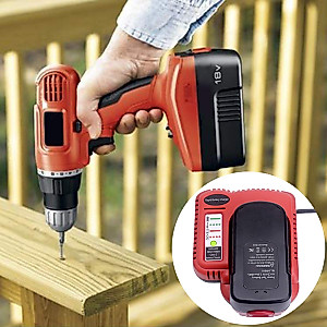 Lasica Replacement for Black & Decker Battery Fast Charger Compatible with Black and Decker 9.6V 12V 14.4V 18V 24V NiCad & NiMh Batteries HPB18-OPE HPB14 HPB12 HPB96 BDCCN24 BDFC240 Firestorm Charger