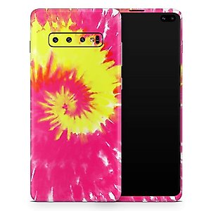 DesignSkinz Spiral Tie Dye V2 Protective Vinyl Decal Wrap Skin Cover Compatible with The Samsung Galaxy S20 (Screen Trim & Back Glass Skin)
