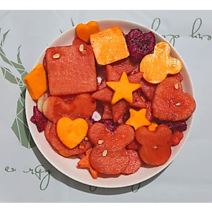 Metal Cookie Cutters Set - Mickey Mouse, Square, Heart, Star - 12Pieces Cookie Cutters - Fruit Cutter, Polymer Clay Cutters and Cookie Cutters for Kids - Cookie Cutter Set for Kitchen Baking