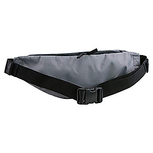 NIKE unisex-adult Heritage Hip Pack Bag, Gunsmoke/Black/Black, Misc