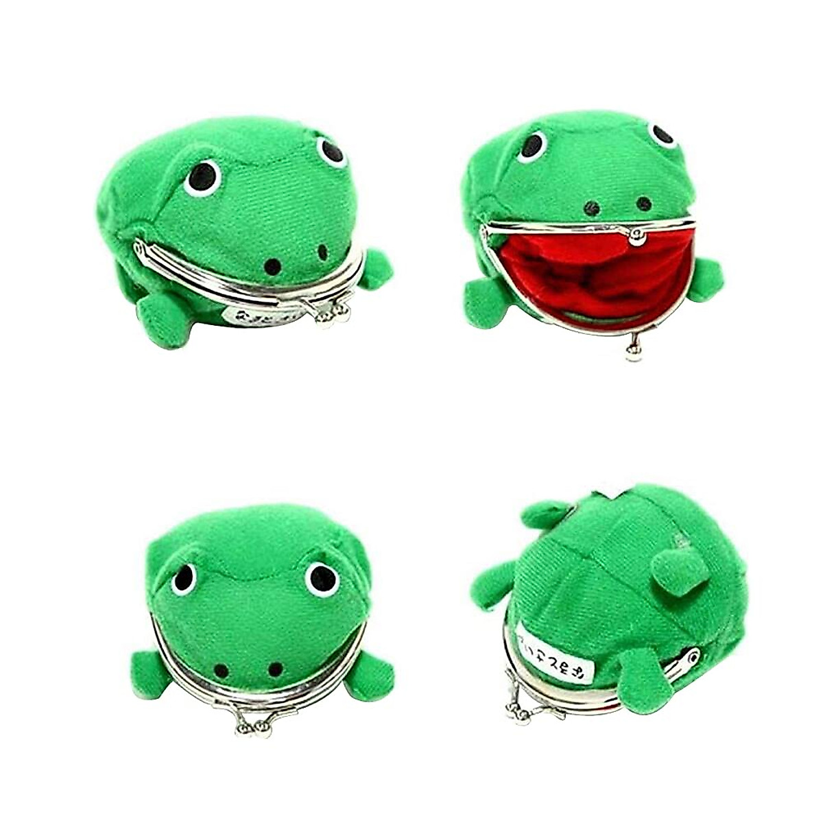 Frog Wallet Anime Frog Wallet 1 pcs ,Cosplay Props Plush Toy Purse Wallet for Christmas Cosplay Ninja Themed Party Gift (green)