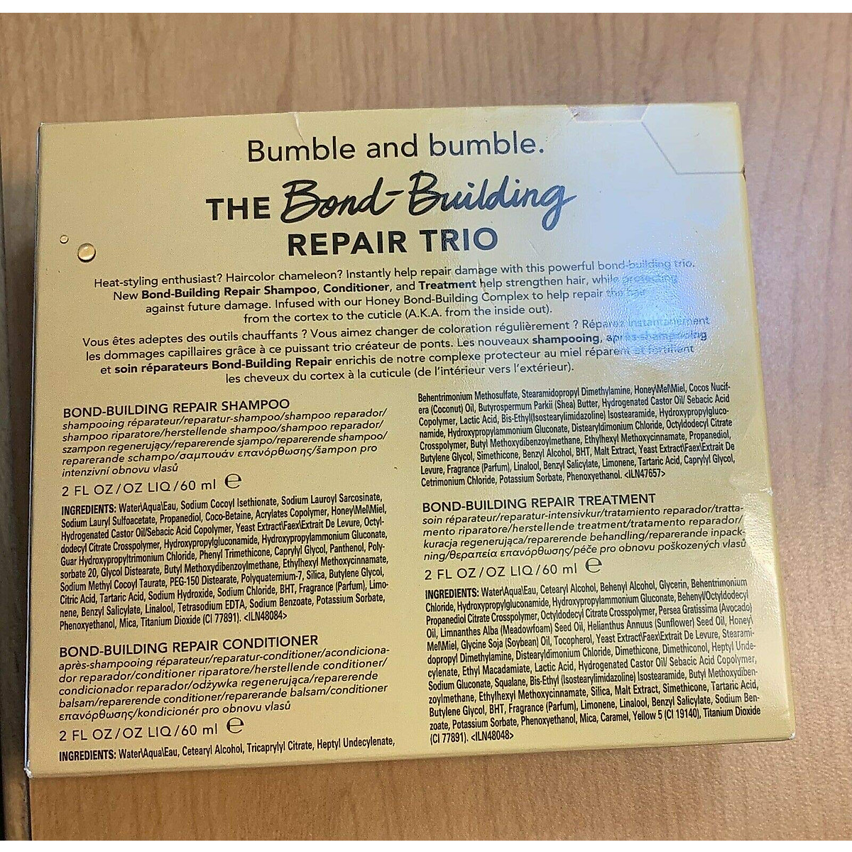 Bumble and bumble The Bond-Building Repair Trio