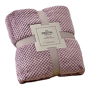 Boping Store Hugging for Sofas Lightweight Plush Blanket Soft and Beds-Blankets Suitable is Home Textiles Throw Blankets for Car (E, One Size)