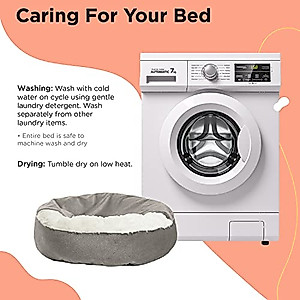 Best Friends by Sheri Cozy Cuddler Ilan Microfiber Hooded Blanket Cat and Dog Bed in Gray 23"x23"