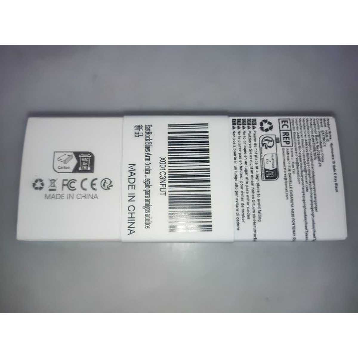 EastRock Blues Harmonica Mouth Organ 10 Hole C Key with Case, Diatonic Harmonica for Professional Player, Beginner, Students gifts, Adult, Friends, Gift Black