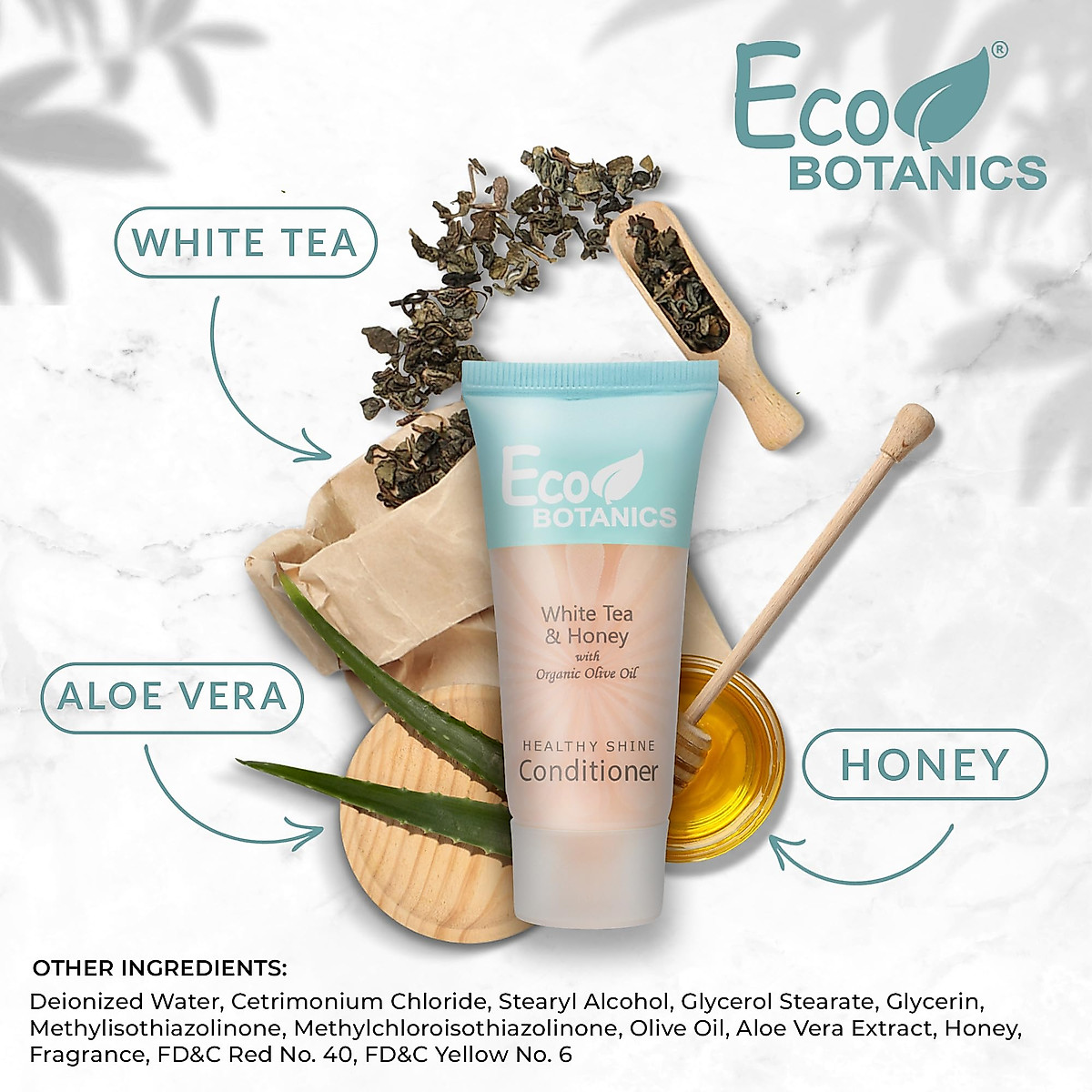 Eco Botanics Travel-Size Hotel Conditioner, 0.85 oz. (Case of 20)