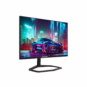 Sceptre New 25-inch 1ms Gaming LED Monitor HDMI DP (DisplayPort) up to 240Hz Build-in Speakers, Machine Black 2023 (E255B Series)