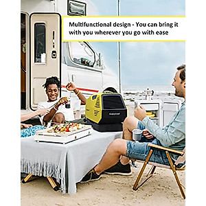 EnjoyCool Portable Air Conditioners, Outdoor Air Conditioner, 2380BTU Home AC Cooling Unit, 24Volt, 220W Low Power Consumption for Outdoor Camping Tent, Car, Truck, Parties, Fishing, Van and RV