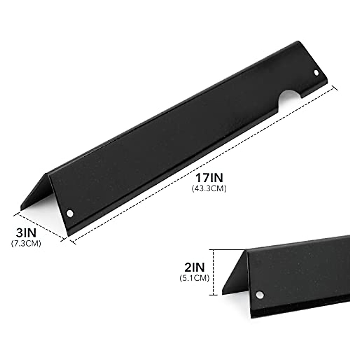 Stanbroil Porcelain Enameled Flavorizer Bars for Weber Genesis II/LX 300 Series (2017 and Newer) Gas Grills, Replacement Parts for Weber 66032/66795, 5 Pack