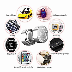 Nightkonic 20 Count - LR44 AG13 357 SR44 A76 303 Battery 1.5V Button Coin Cell Batteries