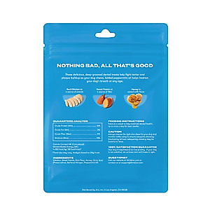 Jinx Dental Chews for Medium Dogs, All Natural, Deep-grooved for Teeth Cleaning & Tartar Control, Peppermint Oil for Fresh Breath, 8.8oz, 5 Pack