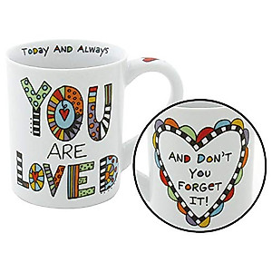 Our Name is Mud “You Are Loved” Porcelain Mug, 16 oz.