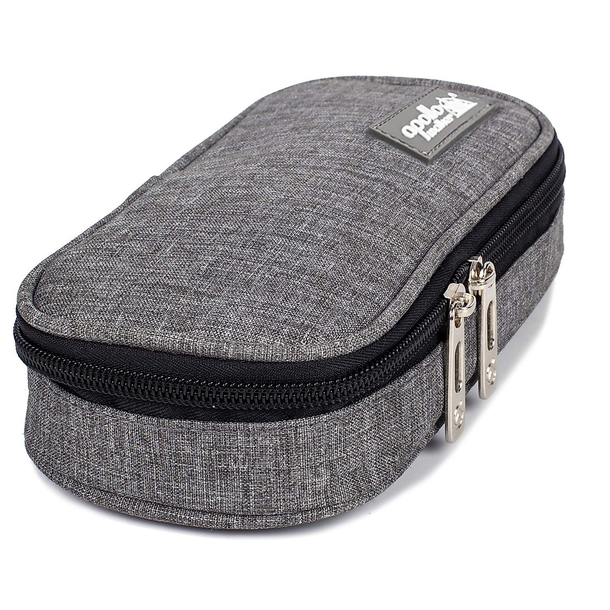 Apollo Walker Insulin Cooler Travel Case Diabetic Medication Cooler with 2 Ice Packs and Insulation Liner(Gray)