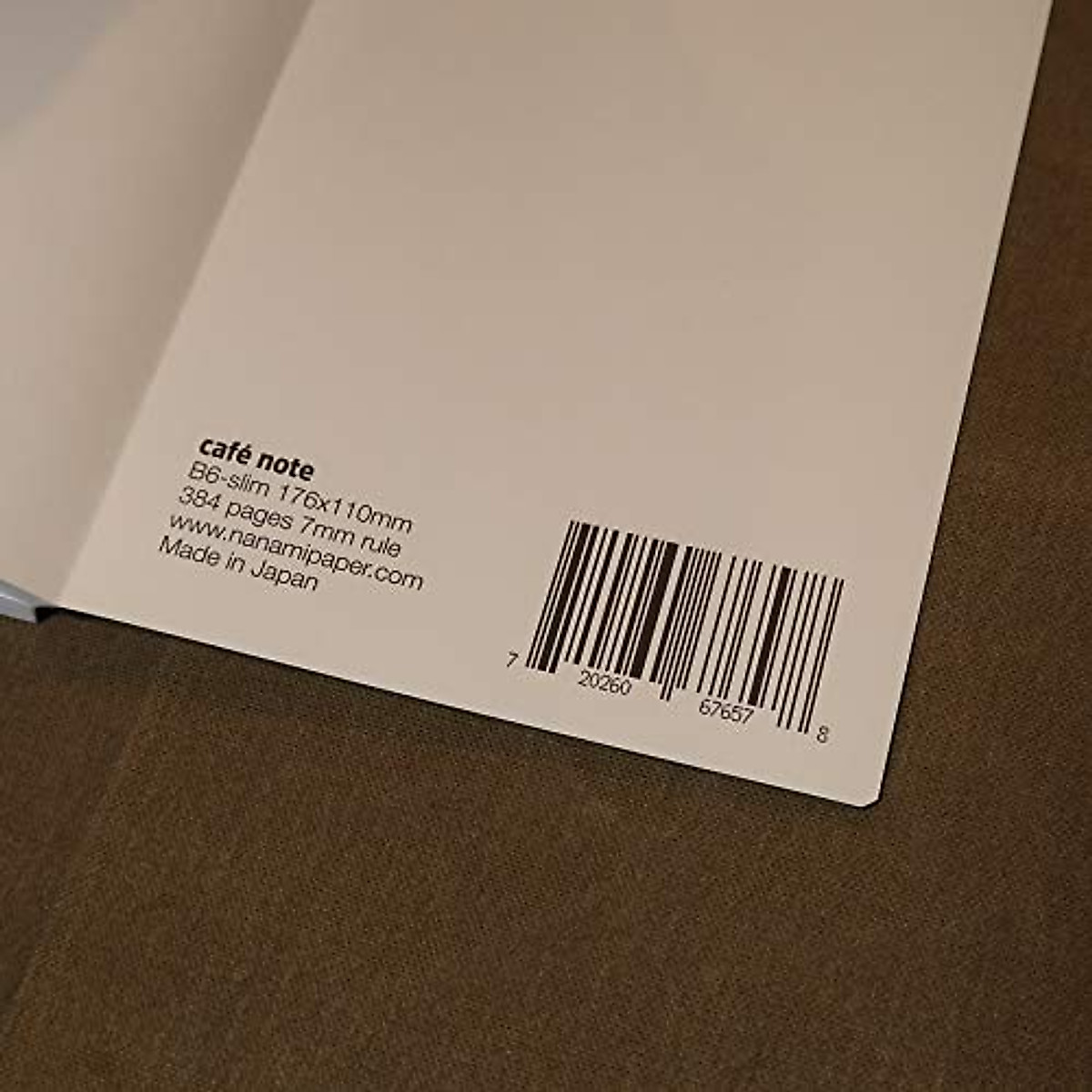 Cafe Note B6-Slim Tomoe River Journal Ruled