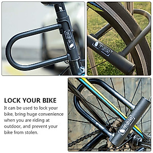 U-lock Bike Lock Shackle Bike u Lock Bike u Shackle U Lock for Bike Road Bike Lock Bike Key Lock Mountain Bike Lock Bike Secure Lock