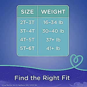 Pampers Easy Ups Training Underwear Boys, 5T-6T Size 7 Diapers, 80 Count (Packaging & Prints May Vary)