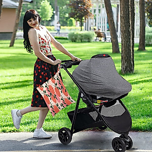 Wet Dry Bags for Diaper Bag Fruit Orange Flower Pattern Cloth Diaper Hanging Wet Bags Waterproof Washable Organizer Pouch with Pocket for Travel Camping Beach