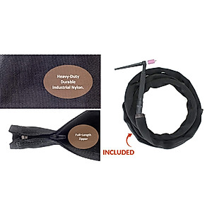 9F Series - 125 Amp - Air Cooled - Flexible Head TIG Torch - 12.5 feet 1-Piece Cable - INLINE Gas Dinse 10-25 Connector - (Welders with Gas Solenoid)