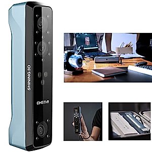 Shining3D [Einstar Handheld 3D Scanner] Built-in RGB Color Camera Full Color Scan, 14 Fps Scanning Speed with Scanning Software for 3D Printing, Healthcare, Art, Digital Archiving