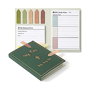 Mr. Pen- Holy Bible Study Sticky Notes, 225 pcs, Vintage Colors, Sticky Note Tabs, Bible Sticky Notes, Sticky Note Set, Bible Notes, Bible Study Notes, Sticky Notes for Bible Note Taking Supplies