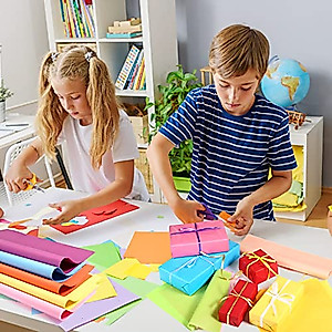 300 Sheets Gift Wrapping Tissue Paper 30 Assorted Colored Tissue Paper, 11.4" x 7.9" Art Craft Paper, DIY Rainbow Tissue Paper Bulk for Gift Wrapping Gift Bags Decorations