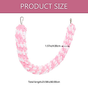 Alipis Sugar Glider Climbing Rope Parrot Tearing Toys Pet Toys Sugar Glider Swing Toy Sugar Glider Toy Bird Perches Chew Toy Hamster Cage Rat Toy Braided Rope Cotton Rope Small Animals