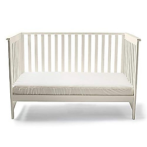 Naturepedic Organic Waterproof Baby Crib Mattress Pad, Removable Protector Pad for Baby and Toddler Beds, Fitted for Standard Crib Size