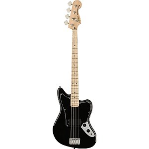 Squier Affinity Series Jaguar Bass, Black, Maple Fingerboard