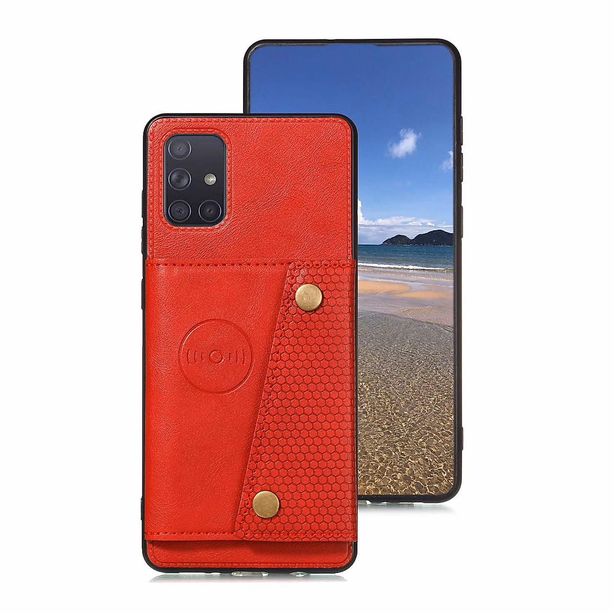 Compatible with Oppo Reno 2 Cover Case,Compatible with Oppo Reno2 PCKM70 PCKT00 PCKM00 CPH1907 PU leather Stand Phone Case Cover Red