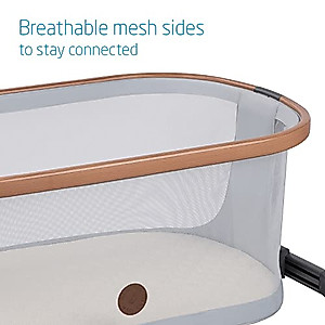 Maxi-Cosi Iora Bedside Bassinet, 4 Height Positions to Choose from?, Essential Grey