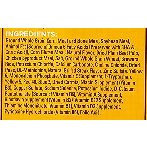 Pedigree Complete Nutrition Adult Dry Dog Food Grilled Steak & Vegetable Flavor Dog Kibble, 16 lb. Bag