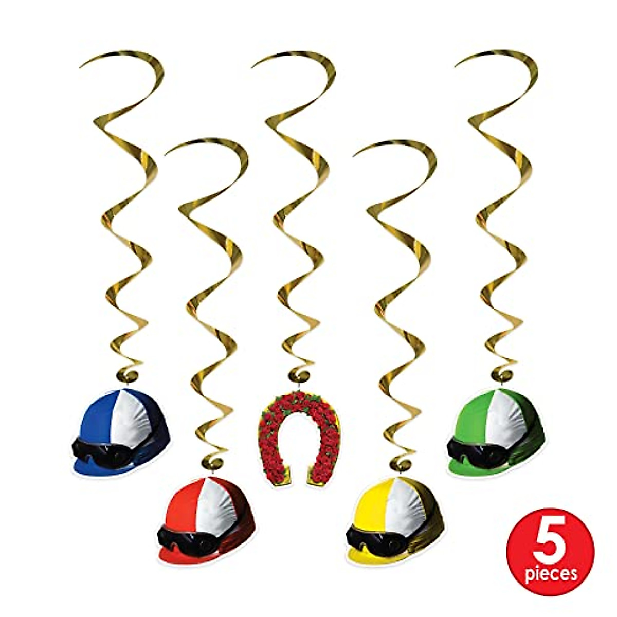 Derby Day Whirls (5/Pkg)