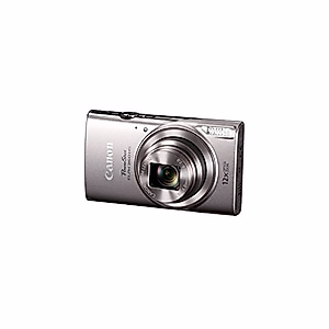 Canon PowerShot ELPH 360 Digital Camera w/ 12x Optical Zoom and Image Stabilization - Wi-Fi & NFC Enabled (Silver)
