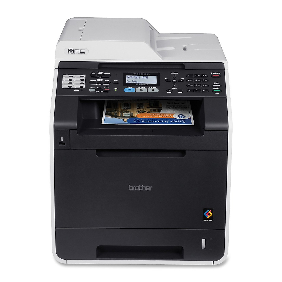 Brother MFC9560cdw Color Laser All-in-One with Wireless Networking and Duplex