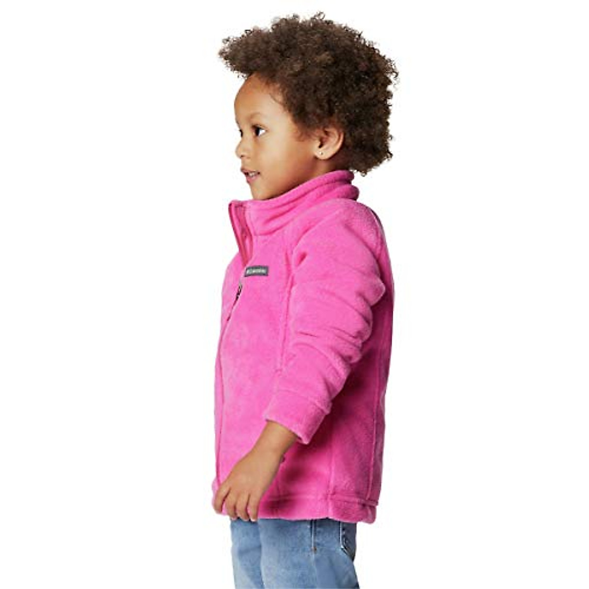 Columbia unisex-baby Benton Springs Fleece Jacket, Pink Ice, 2T