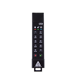 Apricorn Aegis Secure Key 3NX - USB3.0 Flash Drive ASK3-NX-8GB USB Memory 8GB Key Lock HD2239