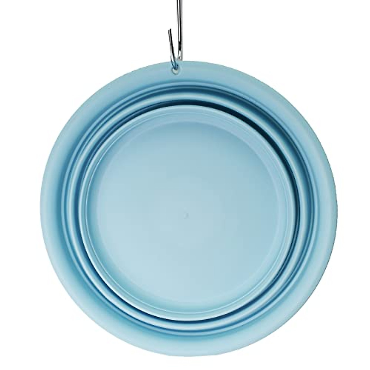 SAMMART 5.5L (1.45 Gallon) Collapsible Tub - Foldable Dish Tub - Portable Washing Basin - Space Saving Plastic Washtub (Sea Angel, 1)