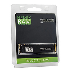 NEMIX RAM Nemesis Series 4TB M.2 2280 Gen4 NVMe SSD for PlayStation 5 & PC Gaming Machines Fastest Write Speeds up to 7415mbps Supports PCIe 4 (PCIe3 Backward Compatible)
