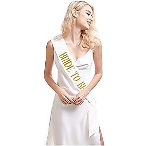 CoolerthingsDG, with 7 Pack Hen Party Sash - 1 White Bride to Be Sash, 6 Black Team Bride Tribe Hen Do Sash for Girls Hen Night Out Bridal Shower Wedding Bachelorette Party Accessories