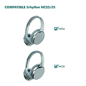 Srhythm Professional Earpads for NC25/NC25 Pro/NC35 Headphones,Original Replaceable Earpads