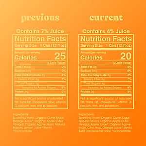 POPPI Sparkling Prebiotic Soda, Beverages w/Apple Cider Vinegar, Seltzer Water & Juice, Beach Party, 12oz (12 Pack) (Packaging May Vary)