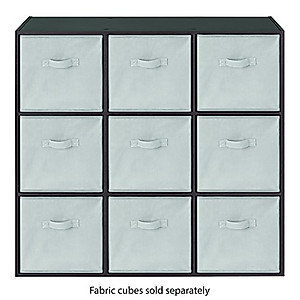 Whitmor 9 Cube Organizer, Espresso