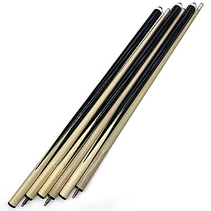 CENMO 2 Piece Short Wooden Stick Pool Billiard Bridge Stick Billiard House Cue Sticks (48" 2 Piece)