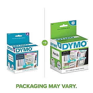 DYMO Authentic LW Multi-Purpose Labels, DYMO Labels for LabelWriter Printers, Great for FBA / FNSKU Barcodes, 1-1/4" x 2-1/4", 1 Roll of 1000