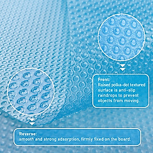 TIONTURE 4 Pcs Refrigerator Liners Refrigerator Mats EVA Fridge Liner for Glass Shelves Washable Refrigerat Mat Fridge Mats for Refrigerators Cabinets Wardrobes Drawers